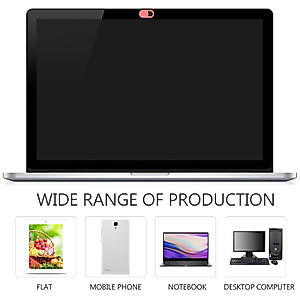 OSALADI 10pcs Cover Adhesive Webcam Cover Web Slide Laptop Webcam Cover Webcam Slide Cover Computer Webcam Cover Webcam Privacy Adhesive Webcam