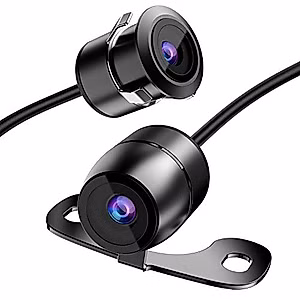 Reverse Backup Camera,RAAYOO L002 HD 170 Degree Wide View Angle Universal Car Front/Side/Rear View Camera,2 Installation Option,Removable Guildlines,Mirror Non-Mirror Image,12V only