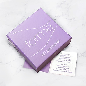 Lucchetta - Fine Nautical Gold Anchor Pendant Jewelry - Recommended Gift for Sailors! | Men's Women's 14k Pendants for Necklaces (up to 4mm) | Authentic Italian Jewelry from Italy