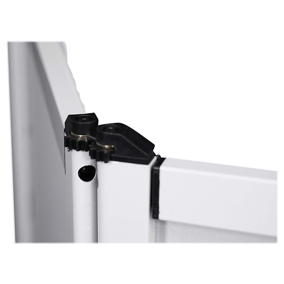 Rockville RFAAW DJ Event Facade Light Weight Metal Frame Booth+Travel Bag+Scrim,White