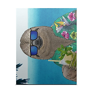 Head Case Designs Officially Licensed Barruf Sloth In Summer Art Mix Vinyl Sticker Gaming Skin Decal Cover Compatible With Xbox One X Console and Controller Bundle