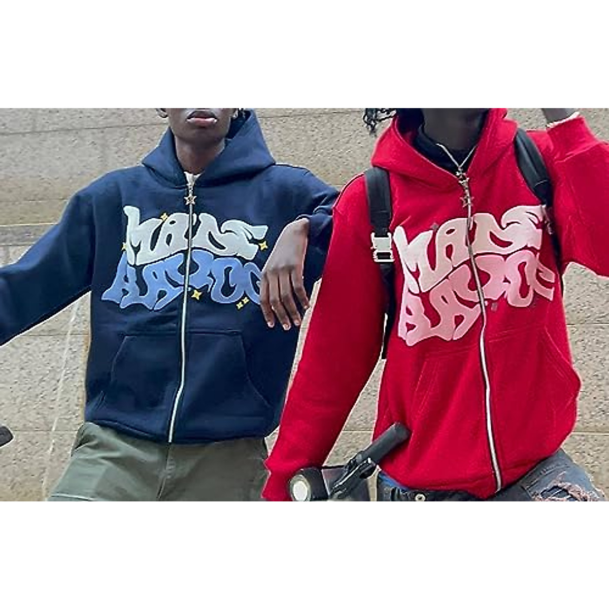 Y2K Hoodie Women Men Zip Up Grunge Aesthetic Hoodies Casual Vintage Oversized Pullover Sweatshirt Harajuku Jacket