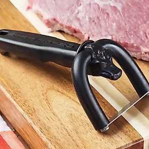 Brisket & Meat Trimmer - Handheld Meat Slicer Ergonomically Handle Kitchen Meat Cutter Fat Removal Tool for Beef, Pork, BBQ