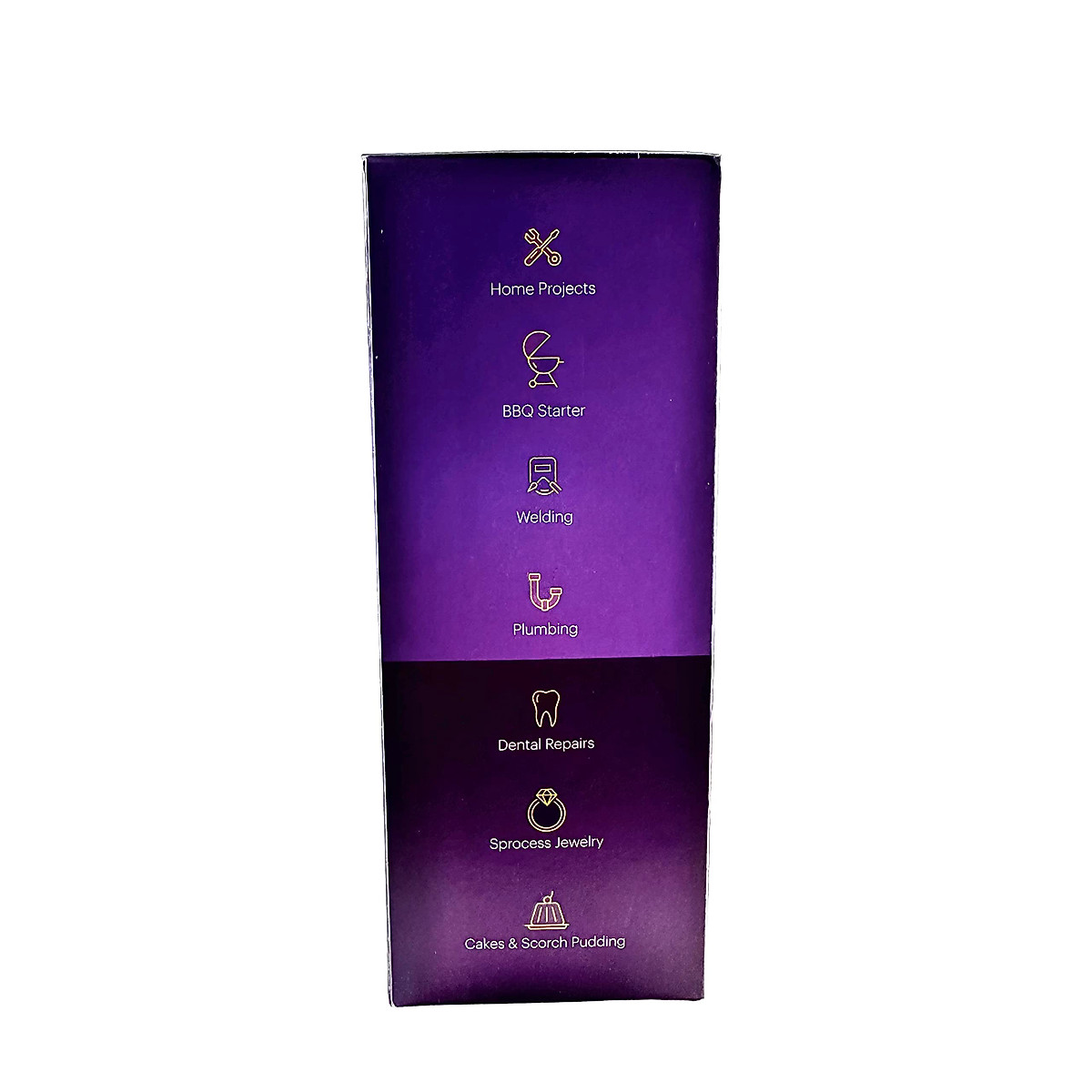 Space King Tall Wind-Proof Torch Lighter - Adjustable Flame - Child-Lock - Perfect for Camping, Kitchen, Backyard, Travel, Beach, BBQ, Mountain, Outdoors, Travel, Garage, and More. (Gray)