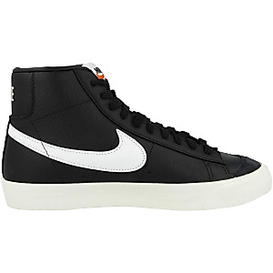 Nike Men's Basketball Shoe, Black White Sail Team Orange, Womens 8