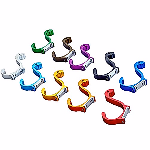 FF Elaine Swan Style Coat Hooks Wall Mounted Decorative Hook Hanger for Towel (10 Colors ,10-Pack)