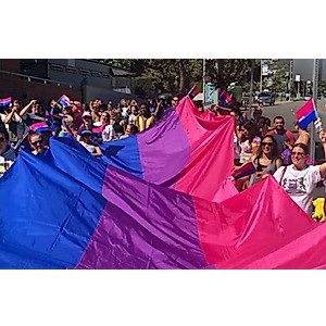 LGBT UNICORNS Bisexual Ring, Bi Pride jewelry Stainless Steel Ring for man & woman, Size 6-13