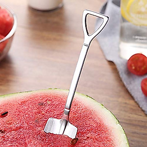 10 Pack Dessert Spoon 6 inch Shovel Shape Stainless Steel Spoons Ice Cream Fruit Spoon for Home Kitchen or Restaurant