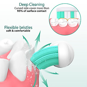 Hesubam Replacement Toothbrush Heads for Philips Sonicare ProtectiveClean 4100 5100 6100 FlexCare Proresults 2 Series C2 C1 G2 W2 W3 G3 HX9023 HX6250, 10pk Electric Brush Heads