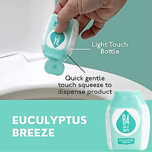 B4 Toilet Drops Toilet and Bathroom Deodorizer Drops, 2 Ounce Bottle (Eucalyptus Breeze)