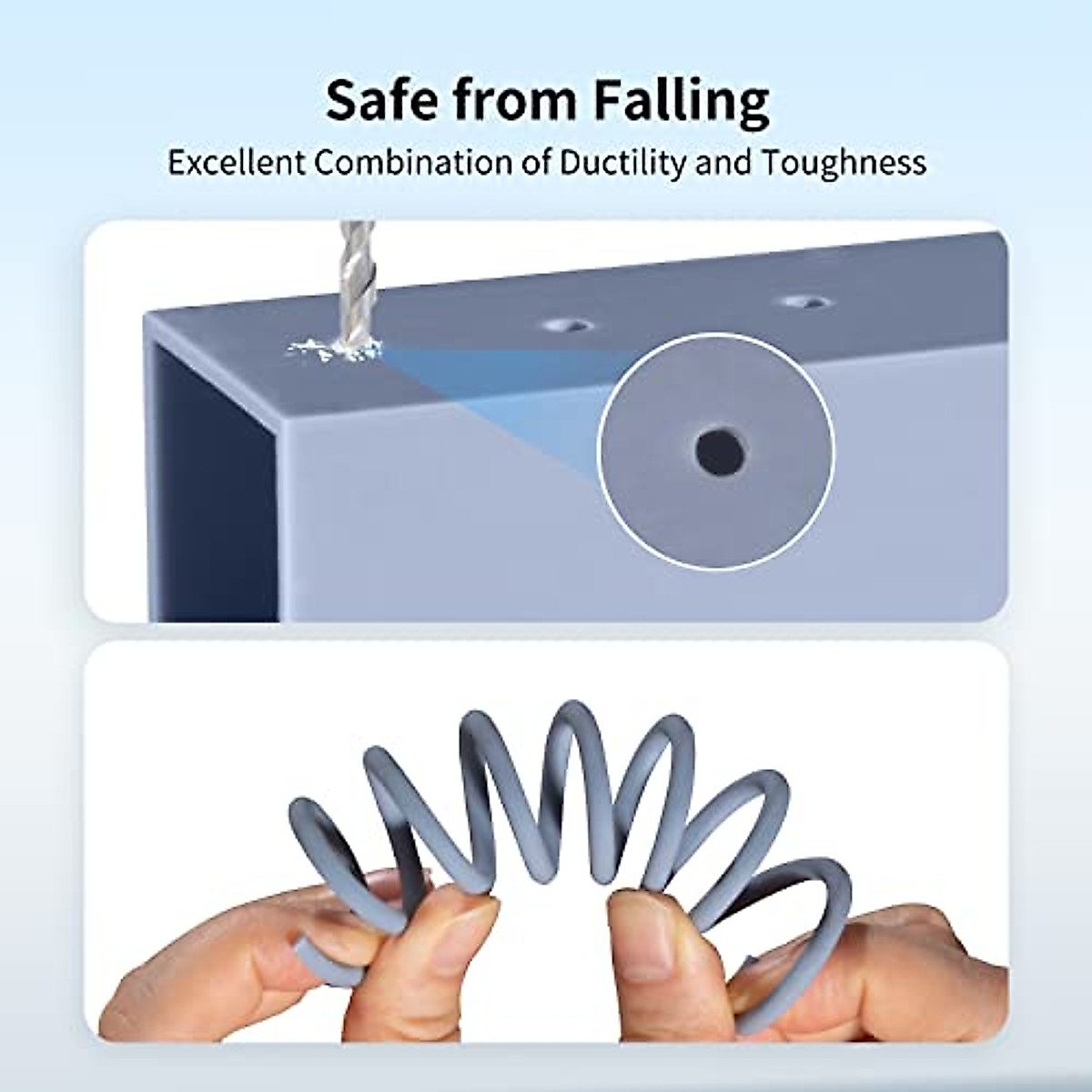 Anycubic ABS-Like + 3D Printer Resin, Toughness and Non-Brittle 405nm UV-Curing Resin, High Precision Standard Photopolymer Resin for 8K Capable LCD DLP 3D Printing (Grey, 1kg)