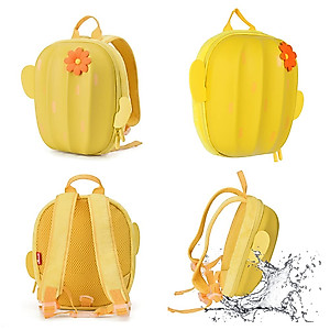 Kids Backpack with Safety Leash,Waterproof Backpack Preschool Toddler,Cute Bag leash for Kids,Bookbag Harness(Yellow)
