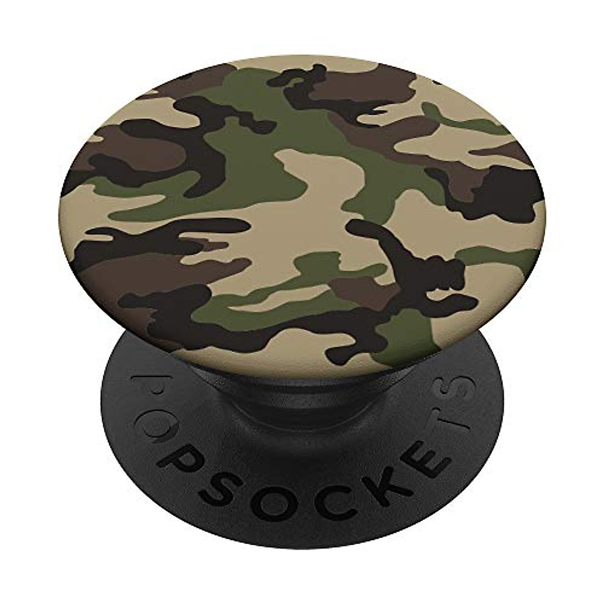 Brown Beige Green Camouflage Camo PopSockets Swappable PopGrip