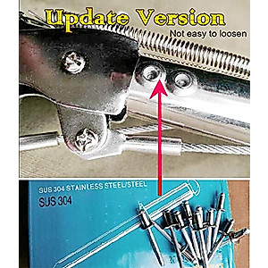 Ouronehome 60" Extra Heavy Duty Snake Tongs Foldable Reptile Grabber Catcher Wide Jaw Handling Tool with Auto Lock and Non-Slip Grip Handle