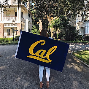 Desert Cactus University of California Berkeley UCB Flag - 3 x 5 Feet Golden Bears Banner, Indoor/Outdoor Durable Fabric, 100% Polyester Design (Style 2)
