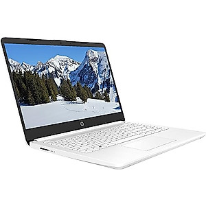 HP Newest 14" Ultral Light Student Laptop, Intel N4120 Quad-Core(> N4020), 8GB RAM, 192GB Storage(64GB eMMC+128GBSD Card), One Year Office 365, WiFi, Webcam, HDMI, USB-A&C, Win 11