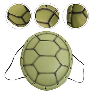 Toddmomy 1pcs Halloween Costume EVA Turtle Shell, Turtle Shell Backpack Cosplay Props for Halloween Dress Up Costume Accessories