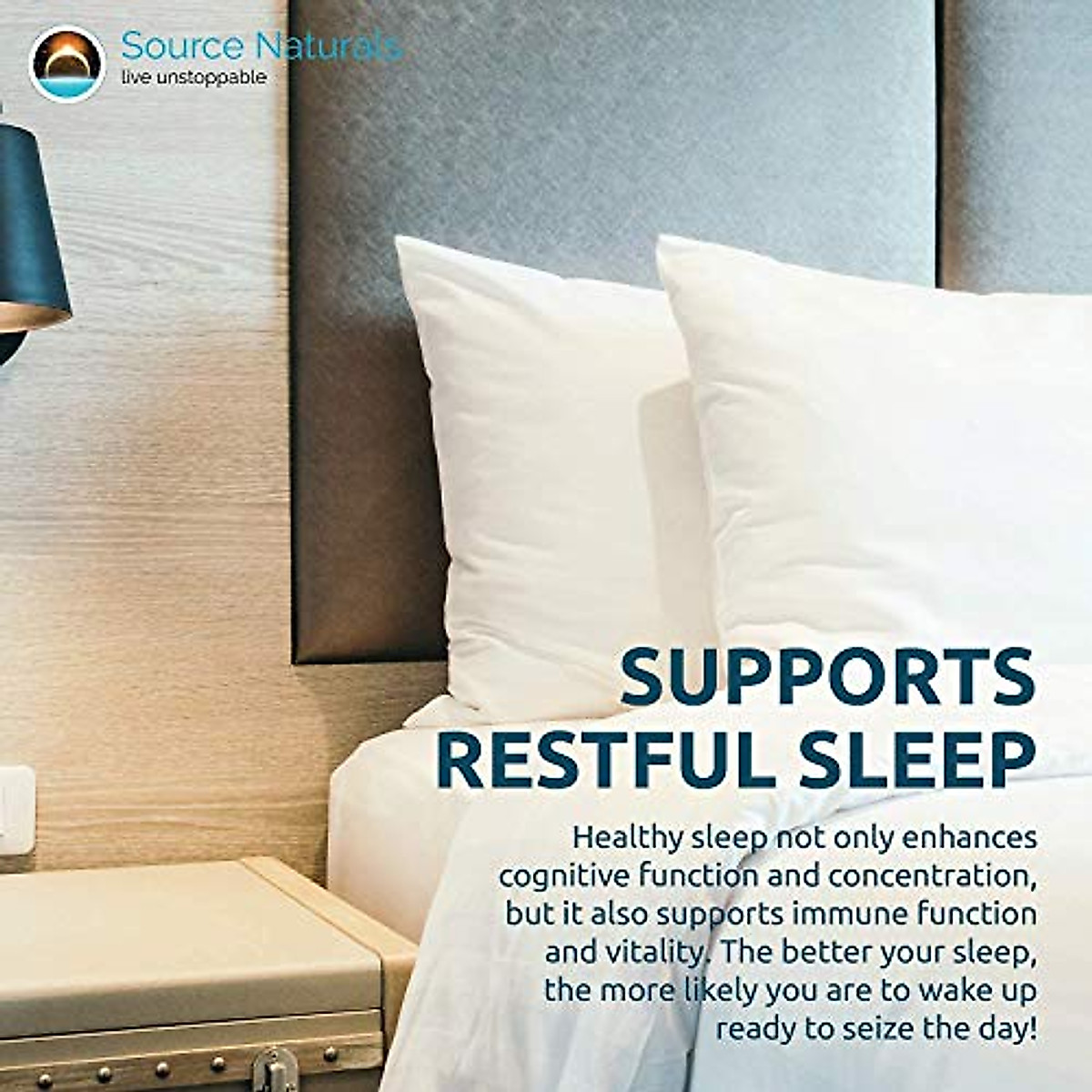 Source Naturals Melatonin, Dietary Supplement That Supports Sleep* 5 mg - 200 Orange Flavored Lozenges