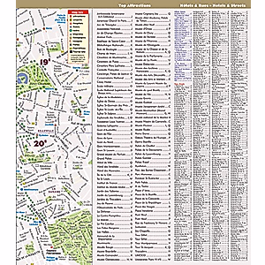 StreetSmart® Paris Map by VanDam - City Street Map of Paris, France - Laminated folding pocket size city travel and Metro map with all attractions, sights and hotels (2024 English and French Edition)