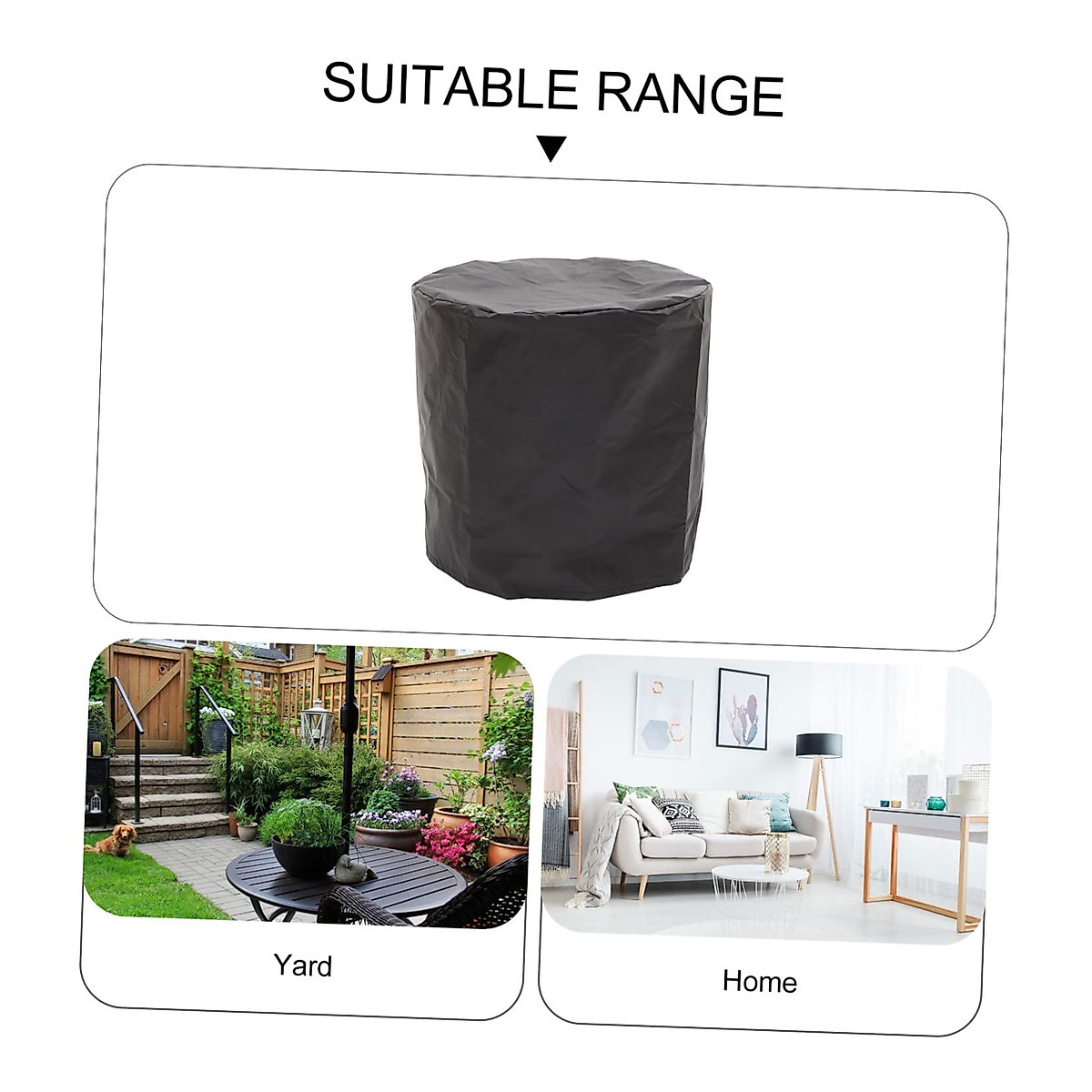 INOOMP 4pcs Furniture Dust Cover Lounge Deep Cover Outdoor Furniture Cover Garden Waterproof Chair Covers Loveseat Slipcover Outdoor Chair Tea Black 190 Silver Coated Polyester Taffeta