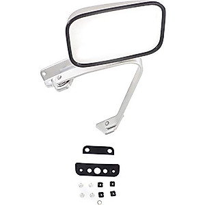 Kool Vue Left & Right Door Mirrors Compatible With Ford F-150 1987-1991 Polished Pair