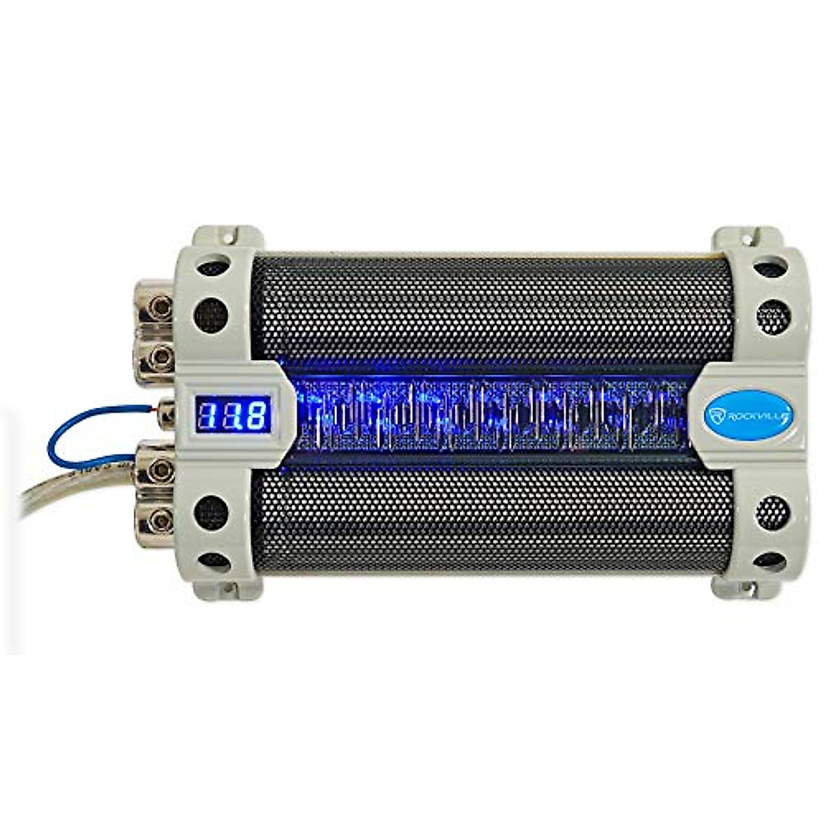 Rockville RFC30F 30 Farad Capacitor Voltage Display+Amp Kit