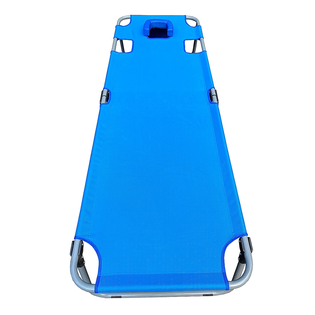 Ostrich Camping Cot with Padded Open & Close Face Cavity, Heavy Duty Powder Coated Steel Frame, Easily Folds