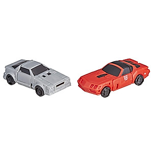 Transformers Generations War for Cybertron: Siege Micromaster Wfc-S4 Autobot Race Car Patrol 2 Pack Action Figure Toys