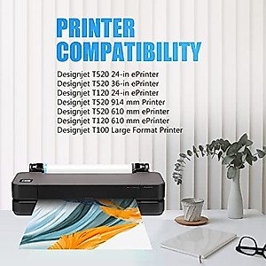 Miss Deer 711XL Ink Cartridges (3 Black,2 Cyan,2 Magenta,2 Yellow) 9Pack