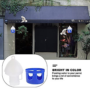 Mipcase Ser of 2 Pigeon Water Feeder Bird Water Drinker Pigeon Water Drinker Plastic Pigeon Feeder Pigeon Water Dispenser