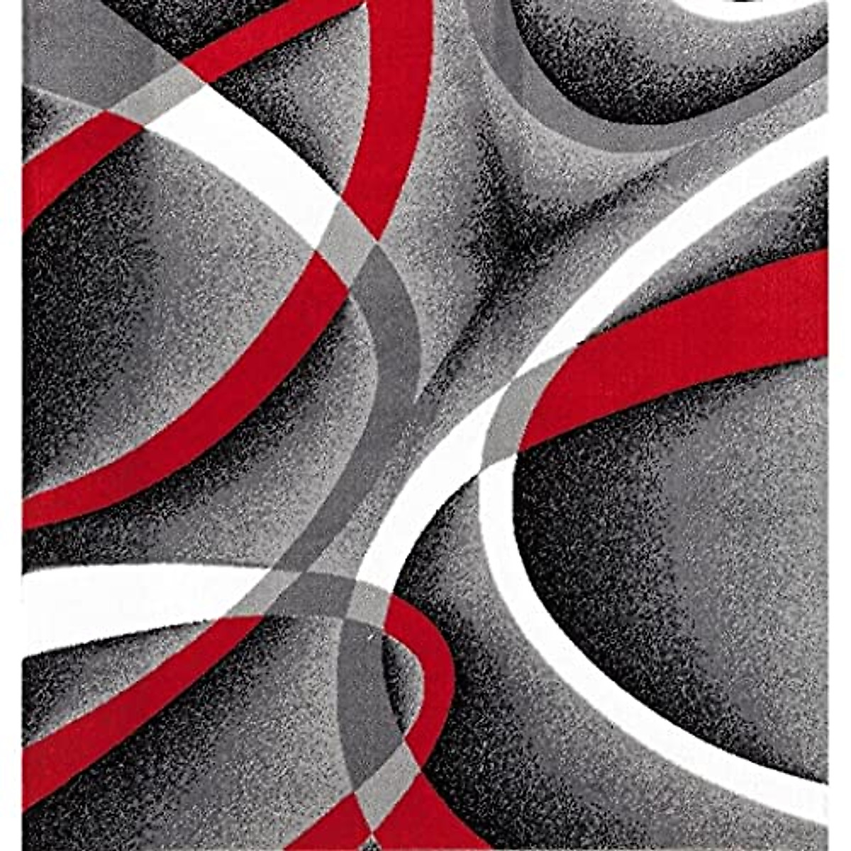 Persian Area Rugs 2305 Gray 8x11 Abstract Area Rug, 8 x 11 ft