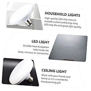 VILLCASE 2 Pcs Led Flying Saucer Light Flush Mount Ceiling Lights Modern Ceiling Lights DIY Pendant Light Led Ceiling Lamp Led Lanterns Led Light Aluminum Alloy White Shine E27 Single Light