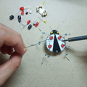 Gikfun Ladybug Electronic Soldering Practice DIY Adults STEM Practice Science Project GK1021