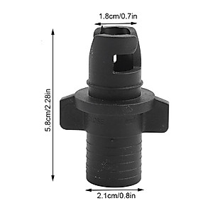 Pump Hose Valve Adapter, Inflatable Boat Foot Pump Valve Adapter for Inflatable Boat Kayak Boat Halkey Roberts Valve Adapter Air Pump Adapter For Inflatables