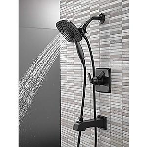 Delta Faucet T17464-BL-I Ashlyn Monitor 17 Series Trim with In2ition Two-in-One Shower Tub & Shower, Without Rough, Matte Black
