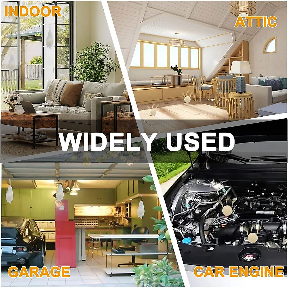 Fasderceg Squirrel Repellent Squirrels Away -8P