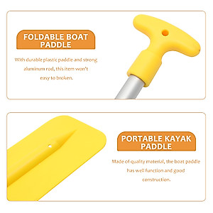 BESPORTBLE 2 Pack Telescopic Kayak Paddle 22-41 Aluminum Alloy Boat Oars Collapsible Paddle for Boat Kayaking Rafting Jet Ski Canoe Outdoor Kayak Water Sports