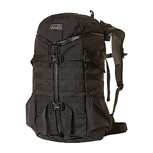 Mystery Ranch 2 Day Backpack - Tactical Daypack Molle Hiking Packs, Black, SM/MD