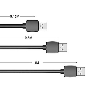 Lysee Data Cables - High Speed USB 2.0 4 Ports Splitter Hub Notebook USB Extension Multi-Interface Hub Mobile Phone Holder - (Cable Length: 0.5M)