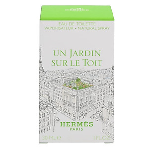 Hermes Un Jardin Sur Le Toit Eau de Toilette Spray for Women, 1 Ounce