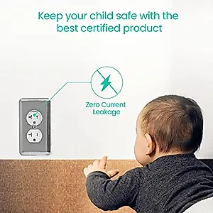 DAAITZZI Premium Child Proofing Plug Covers For Electrical Outlets – Sleek Socket Covers For Unused Outlets – Transparent Outlook – Perfect Light Switch Guard For Every Home - Child Plug Cover (50pcs)