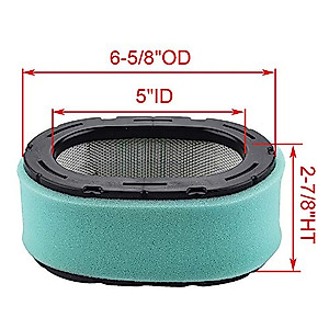 Savior 16-083-04-S Air Filter 16-083-05-S Pre Cleaner 52-050-02-S Oil Filter for Kohler 16 083 04S 1608304-S EZT715 EZT725 EZT740 KT610 KT620 KT715 KT725 KT730 ZT720 Kohler 7000 Series Air Filter