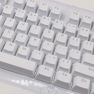 104Keys Keycap Set Double Color Backlight Key Cover for Cherry MX Mechanical Keyboard Gaming Keyboard Black Red