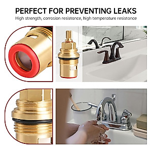 Faucet Cartridge Replacement Compatible with Grohe 45888000, Hot Kitchen Faucet Stem Replacement Part Universal Repair Kit for 3/4in Wall Mount Valves and Roman Tubs (Hot 45888000)