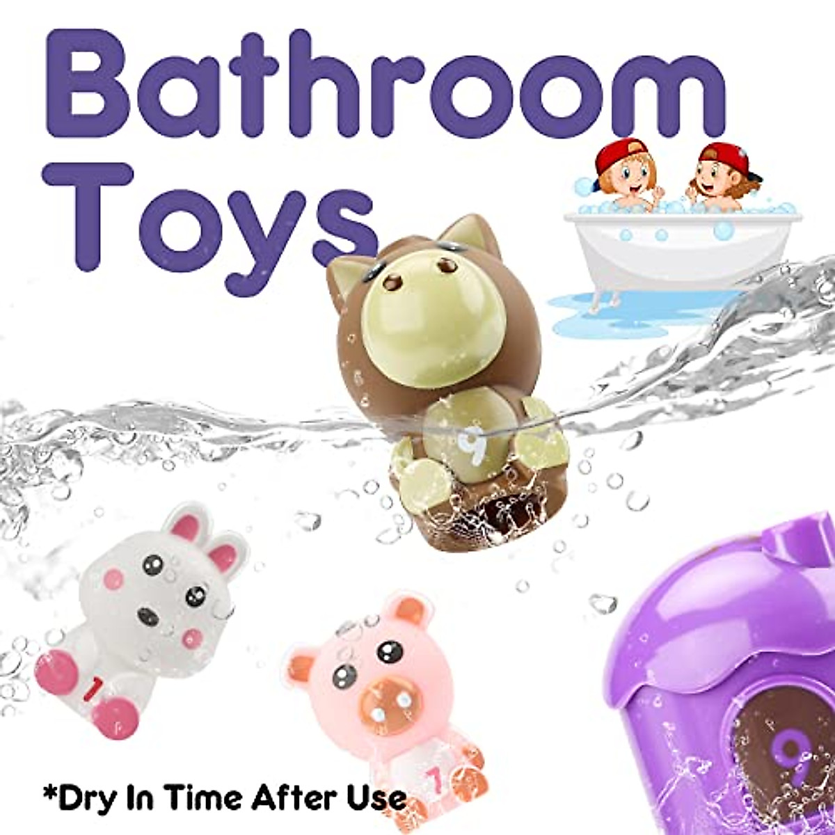 Farm Animal Toddler Toys for Baby: Kids Learning Toys 20 Pcs Finger Puppets with Counting, Matching, Bath, Role-play| Ideal Christmas Birthday Easter Gifts Stocking Stuffers for Boy Girls Toddlers 1-3