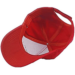 Bestmaple Make America Great Again Hat, 2024 Trump Cotton MAGA Baseball Cap Red