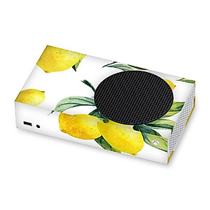 Head Case Designs Officially Licensed Haroulita White Lemons Art Mix Vinyl Sticker Gaming Skin Decal Cover Compatible With Xbox Series S Console