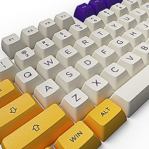 Akko Los Angeles Theme 158-Key ASA Profile PBT Double-Shot Keycap Set for Mechanical Keyboards with Collection Box