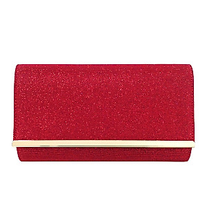 Glittering Evening Clutch (Red)