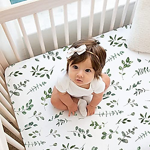 Crib Sheets Set - Premium Soft Cotton Fitted Baby Crib Sheet- 2 Pack- Crib Bed Mattress & Toddler Bed Sheet by Max&So